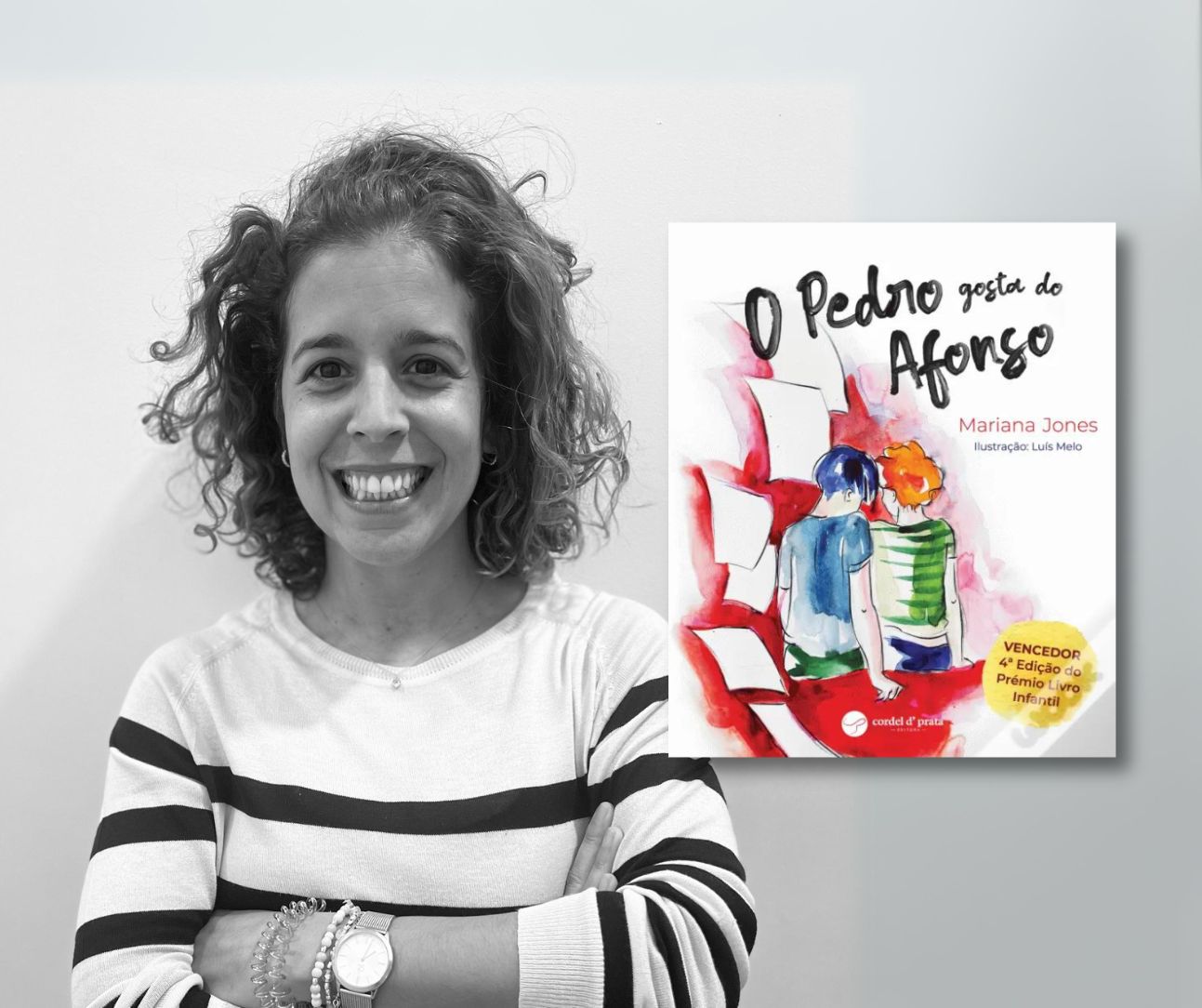 Mariana Jones, autora do livro infantil “O Pedro gosta do Afonso ...